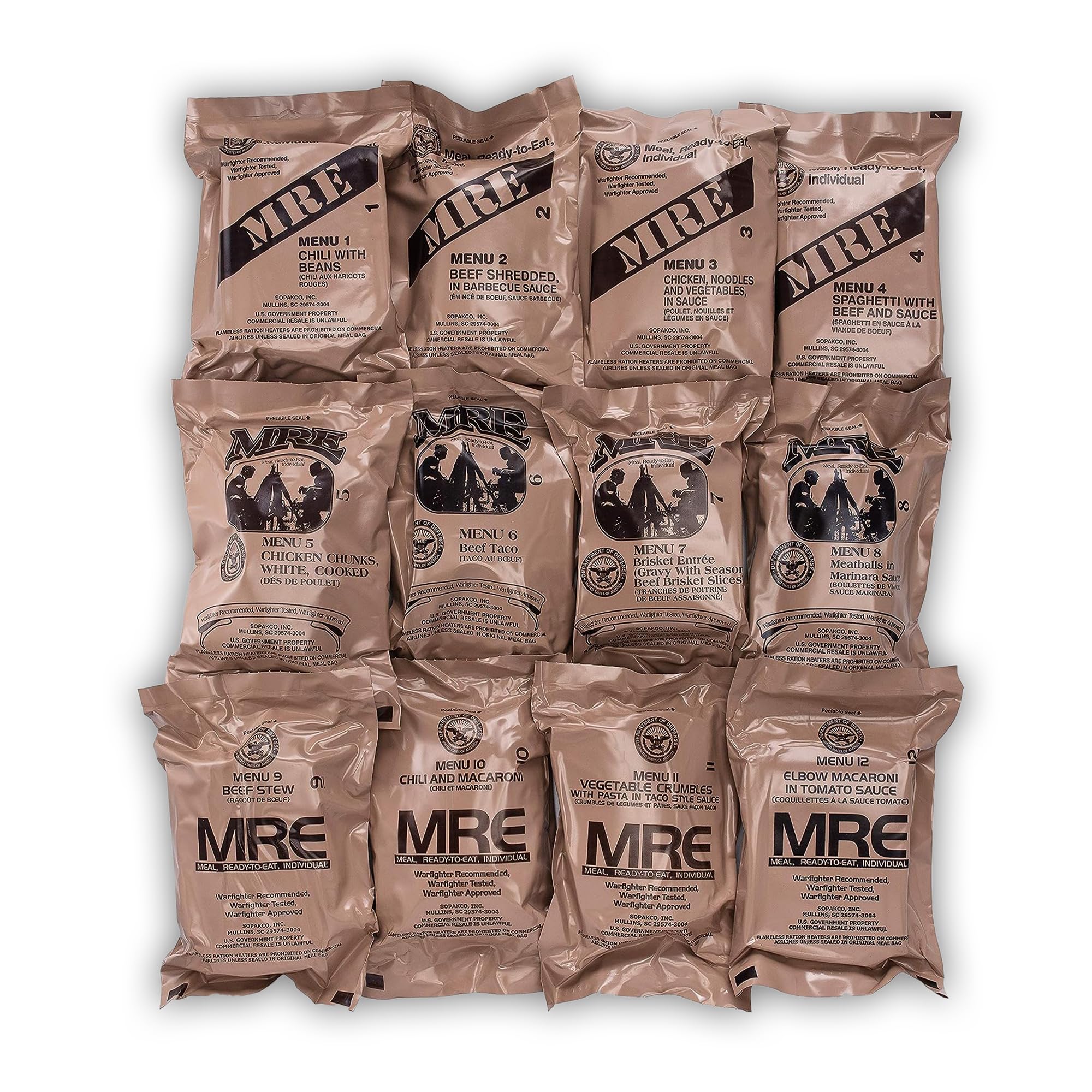 Military MRE – Ready-to-Eat Meal (Random Menu | Heater Included) – Only ...
